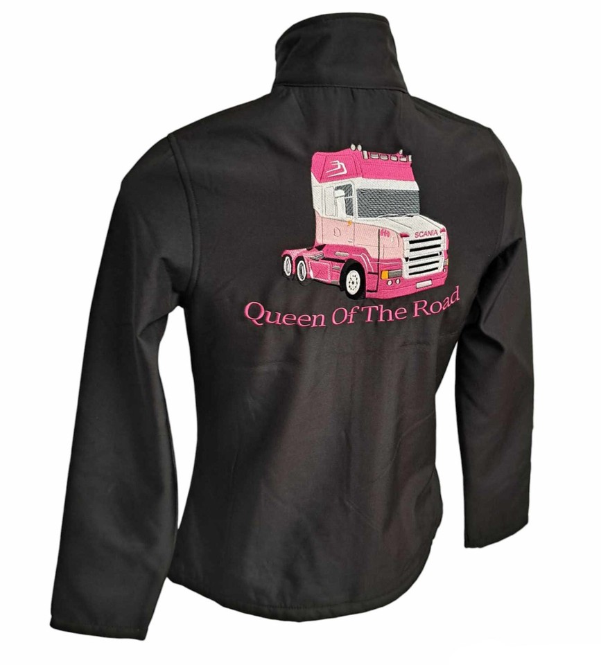 Queen Of The Road Lorry Sweden Jacket V8 Regatta Softshell Pink Truck ...