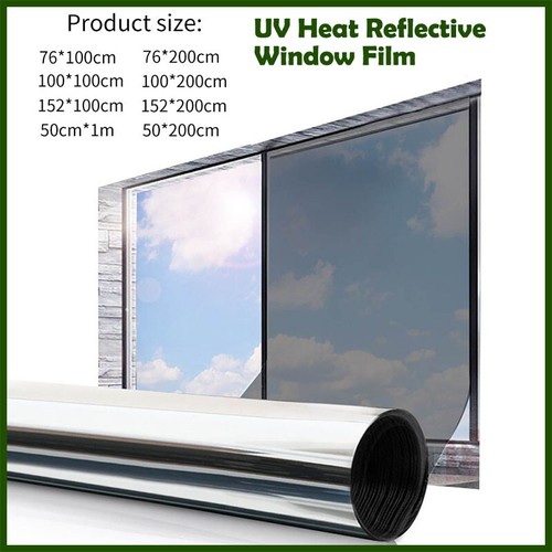 One Way Mirror Window Film Reflective Home Privacy Solar Tint Foil ...
