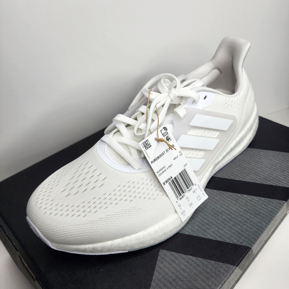 adidas Pureboost 23 Footwear WIDE White Men Road Running Shoes IF2374 ...