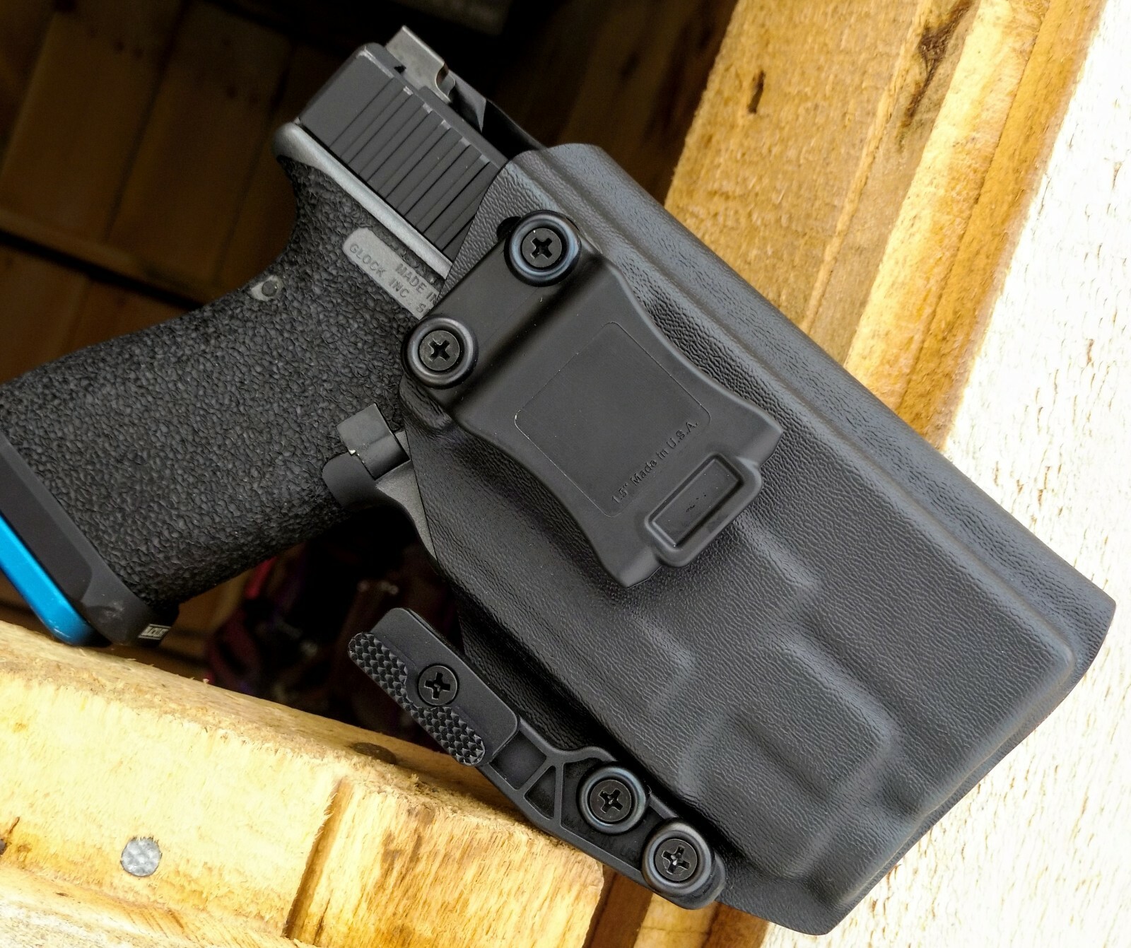 Glock 19/23 Streamlight TLR 7 Holster BLACK from LegacyFirearmsCo.com ...