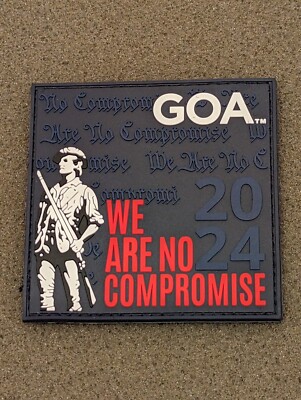 GOA Gun Owners America "We Are No Compromise" Patch SHOT SHOW 2025 | eBay