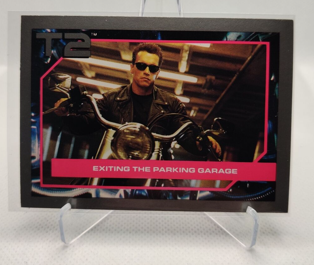 Terminator 2 1991 Impel Trading Card #25 Exiting The Parking Garage | eBay