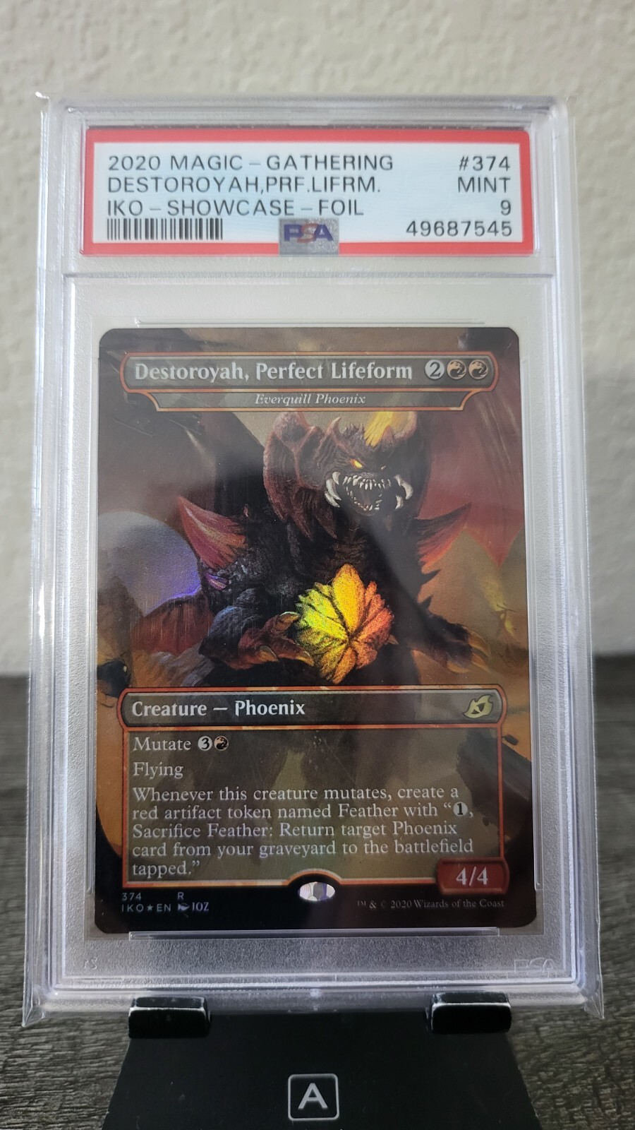 MTG PSA 9 2020 Destoroyah, Perfect Lifeform Foil Everquill Pheonix ...