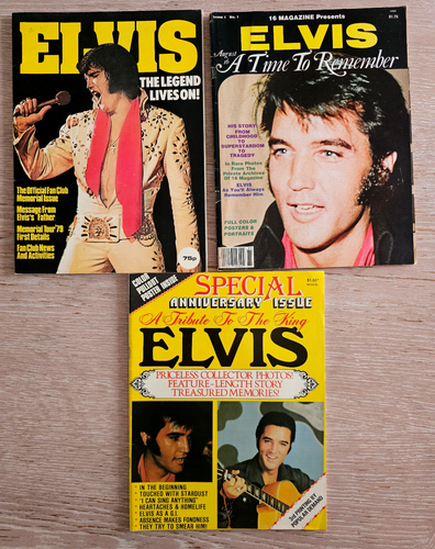 ELVIS PRESLEY LOT 3 MAGAZINES | eBay