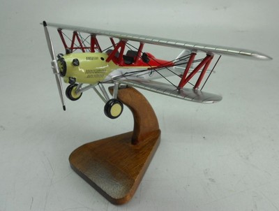 A-14 Alexander Eaglerock Biplane Airplane Mahogany Kiln Dry Wood Model ...