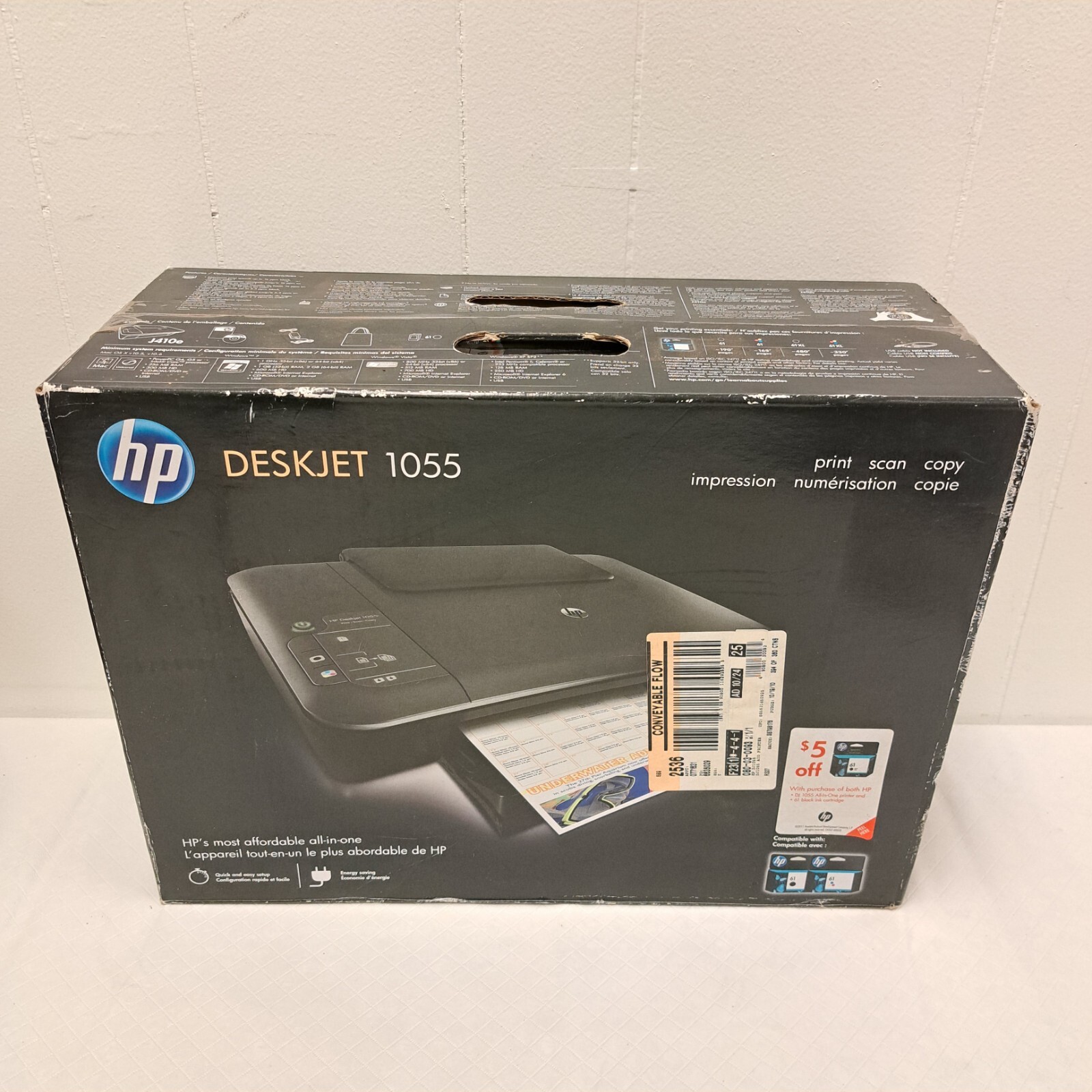 HP Deskjet 1055 All-In-One Inkjet Printer for sale online | eBay