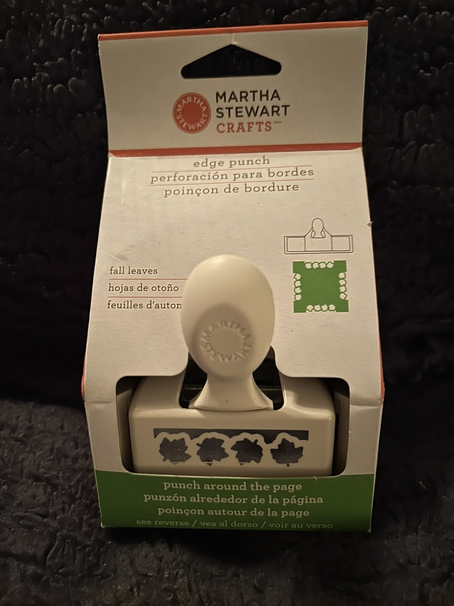 Martha Stewart Leaf Punch Punch Around The Page Review And Project