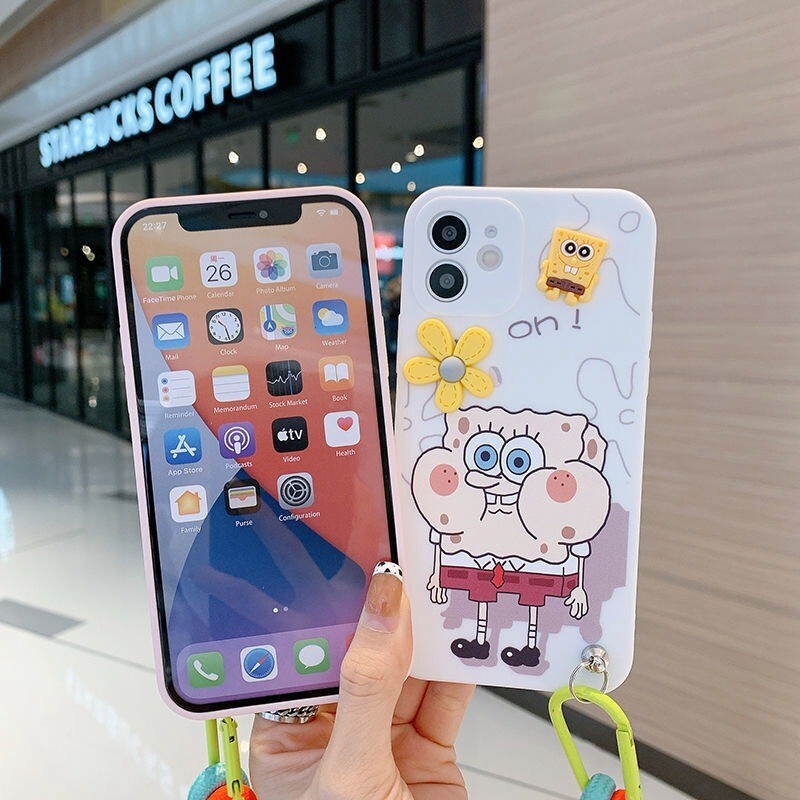 Cute Spongebob Iphone Case For 13/12/11 Pro Max And More High-quality ...