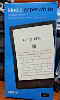 AMAZON Kindle Paperwhite, Signature Edition, 32 GB, Black | eBay