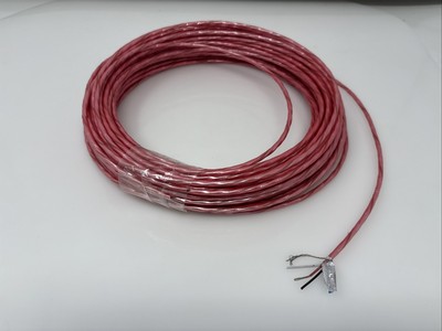 100’ 18/4 Shielded FPLP High Temp Plenum Fire Alarm Cable, Red, Copper ...