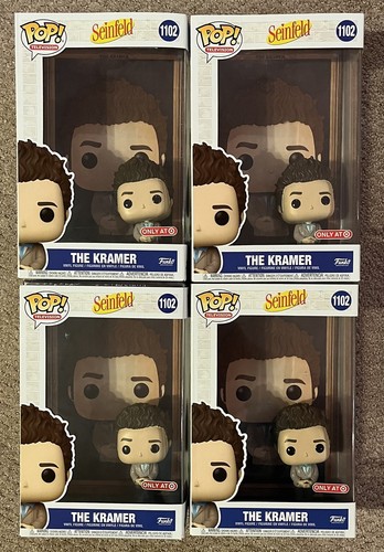 Funko POP! The Kramer vinyl figure 1102 Seinfeld portrait 2021 Lot Of 4 ...