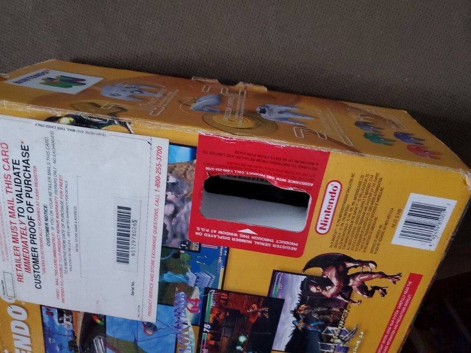 Nintendo 64 N64 Launch Edition Console Boxed TESTED FAST SHIPPED ...