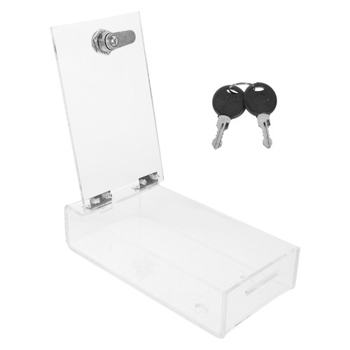 Transparent Phone Lock Box With Key For Secure Mobile Storage | eBay