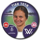 2022 AFLW Fremantle Player Badge - TOTH, Tiah | eBay Australia