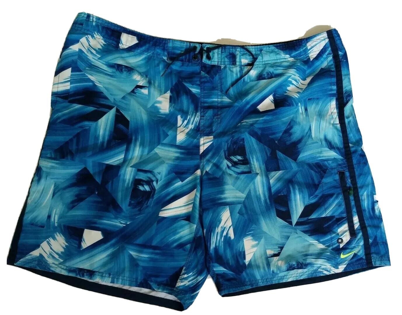 Nike Men Swimsuit blue, With Geometric Shapes. Siz… - Gem
