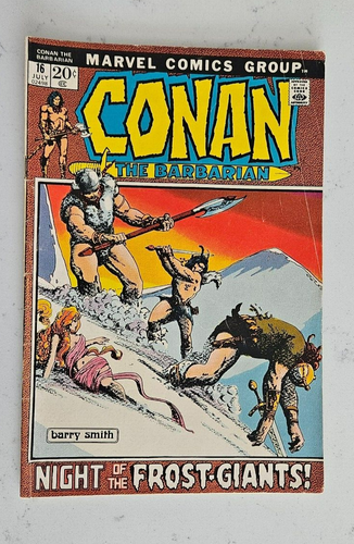 CONAN THE BARBARIAN #16! HOWARD! SMITH! THOMAS! BRONZE MARVEL! FREE ...