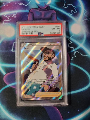 PSA 8 NM/MT - 2021 POKEMON ROSE/FA 071 FULL ART - SHINING FATES #071 | eBay
