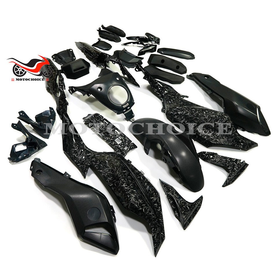Forged Carbon Fiber Fairing Kit Fit For Yamaha FZ07 MT-07 2012-2017 ABS ...