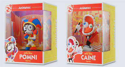 THE AMAZING DIGITAL CIRCUS POMNI + CAINE ANIMATEZ FIGURE BUNDLE PRE ...