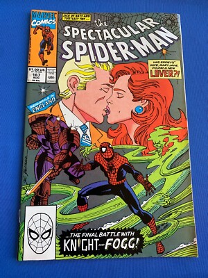 The Spectacular Spider-Man #167 Comic 1990 - Marvel Comics - Knight ...