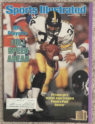 SPORTS ILLUSTRATED 1985 WALTER ABERCROMBIE PITTSBURGH STEELERS NFL ...