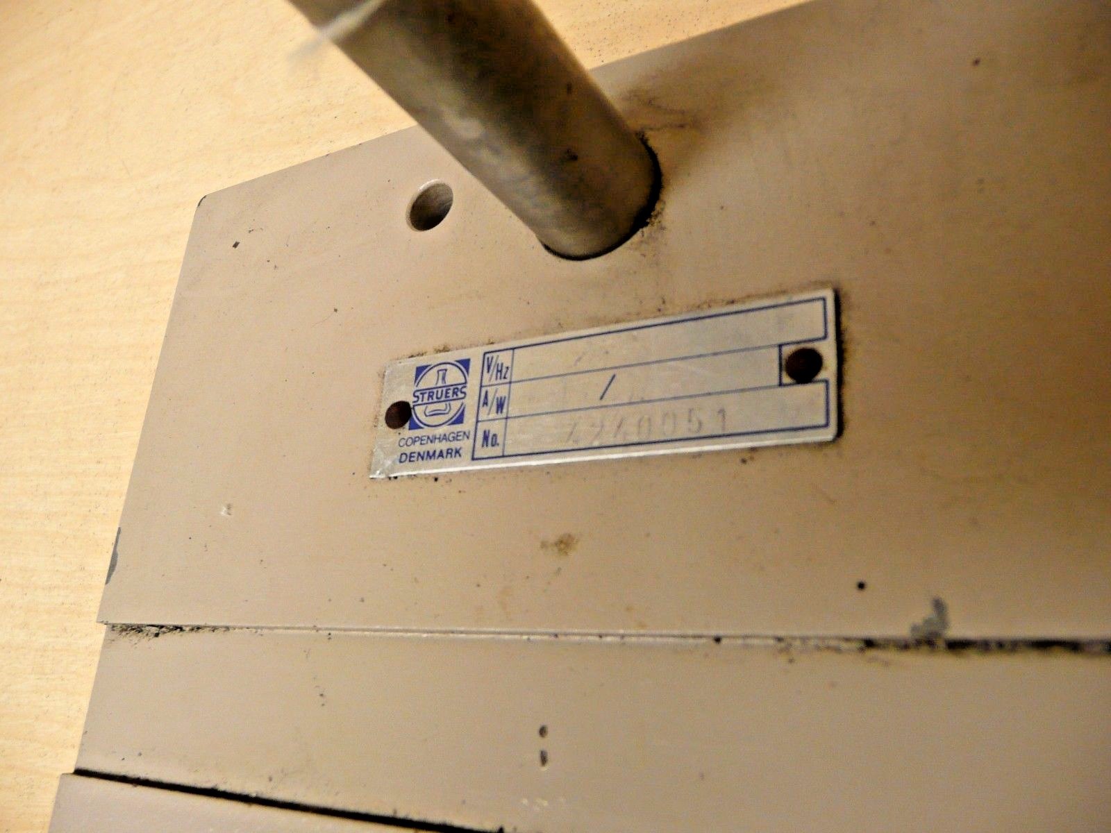 Struers Specimen Punch Holder Specimen Preparation Model 4240051 | eBay