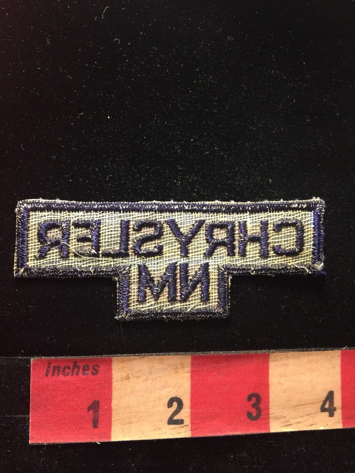 Vtg CHRYSLER NM Advertising Patch 81WX | eBay