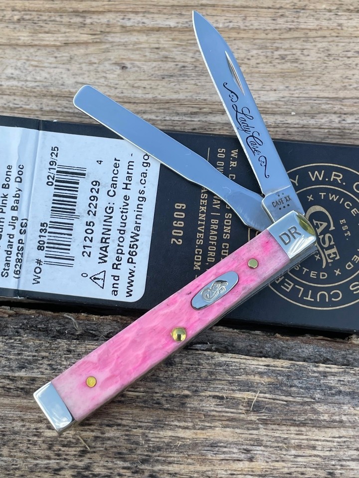 CASE XX * SFO 2025 PINK LADY CASE BUBBA GUM BABY DOC DR. BOLSTER KNIFE ...