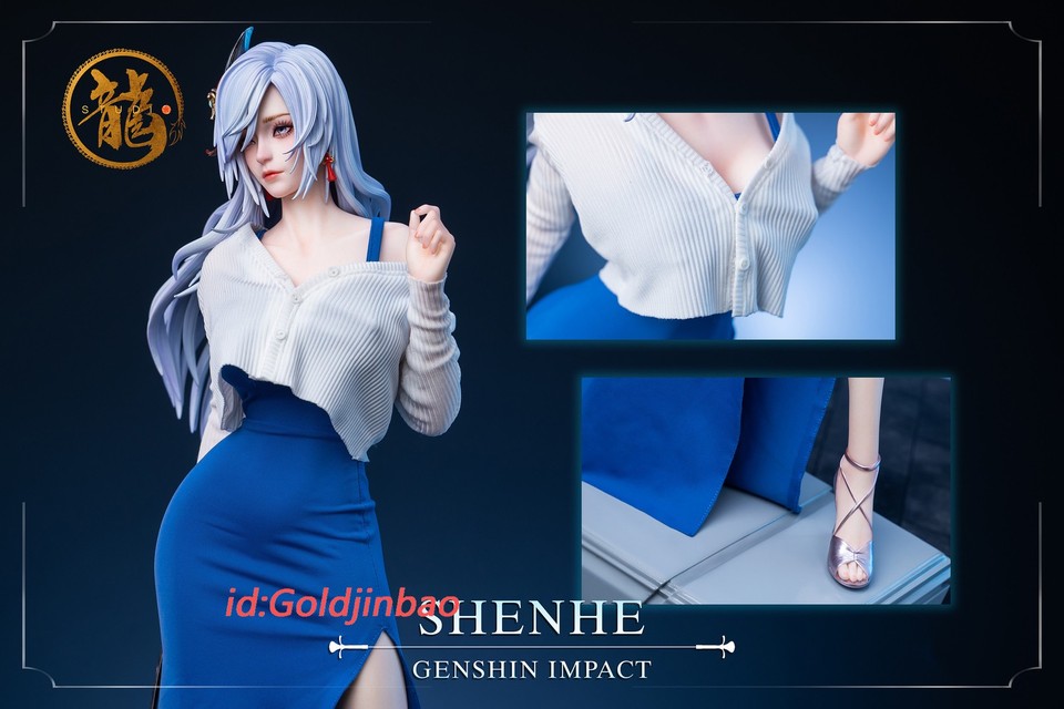 Dragon Studio Genshin Impact ShenHe Resin Statue 1/4 2 Body Cast off In ...