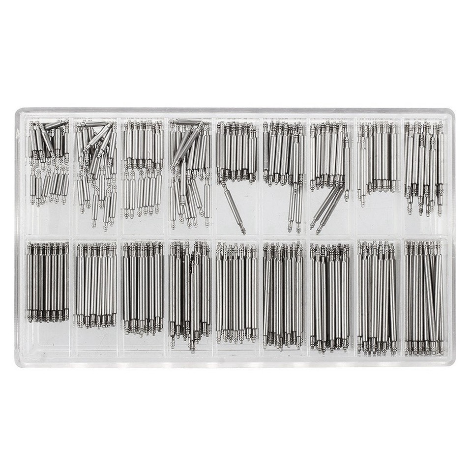 360Pcs Watch Spring Bar 8Mm-25Mm Strap Link Pins Metal Repair Kit Tool ...