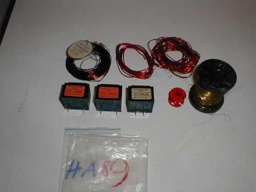 Modelleisenbahn und Modellbau, 3 Netztrafos , Draht für Motor und ...