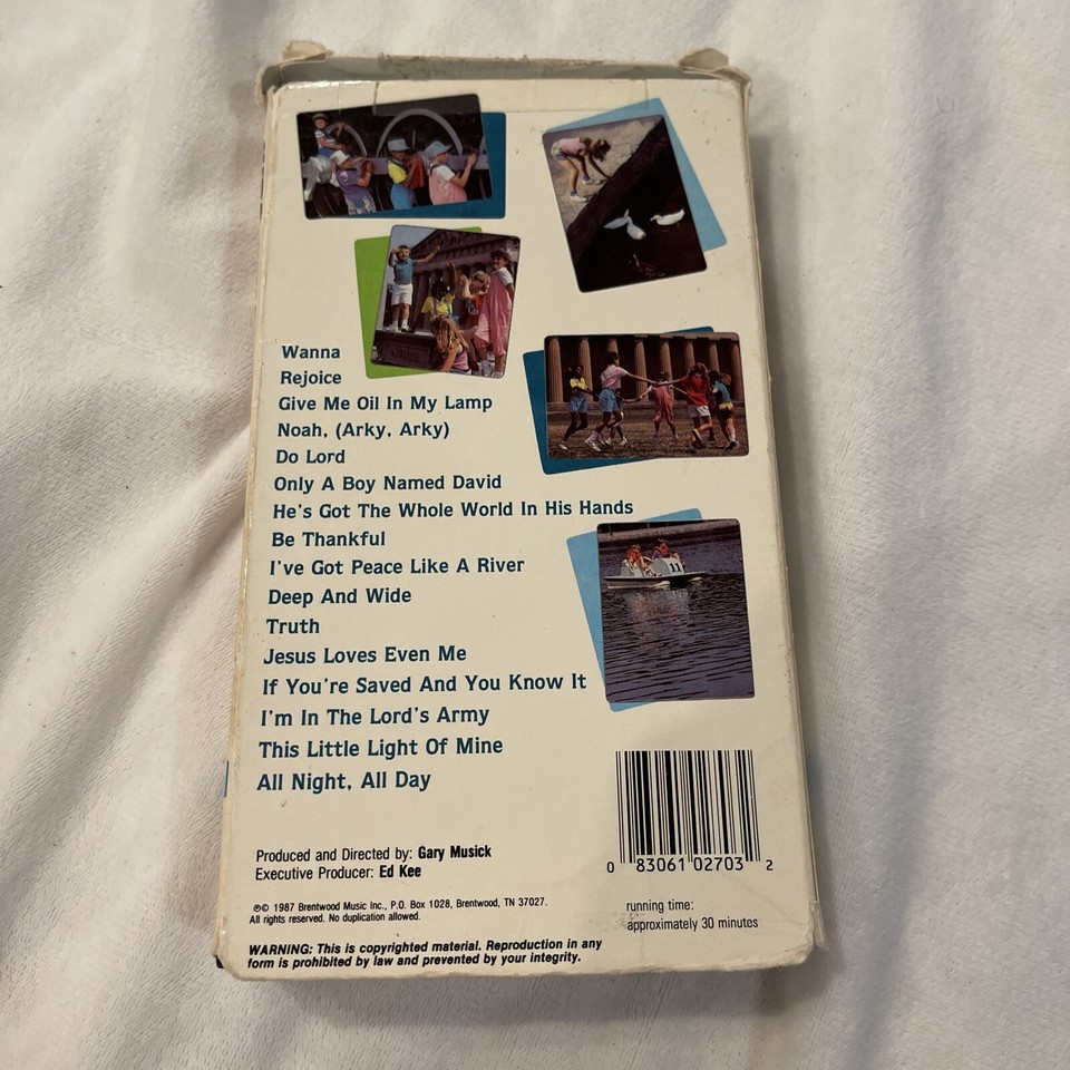 Brentwood Music Kids Sing Praise VHS Live Action Sing Along Songs 1987 ...