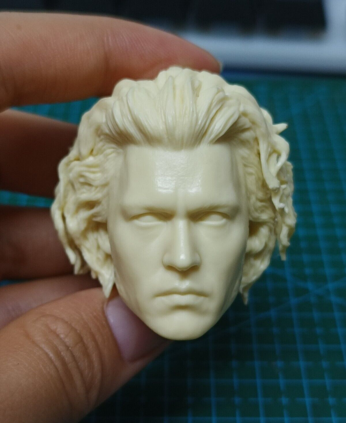 1:18 Head Sculpt Edward Scissorhands Johnny Depp Fit 3.75in Male Figure ...