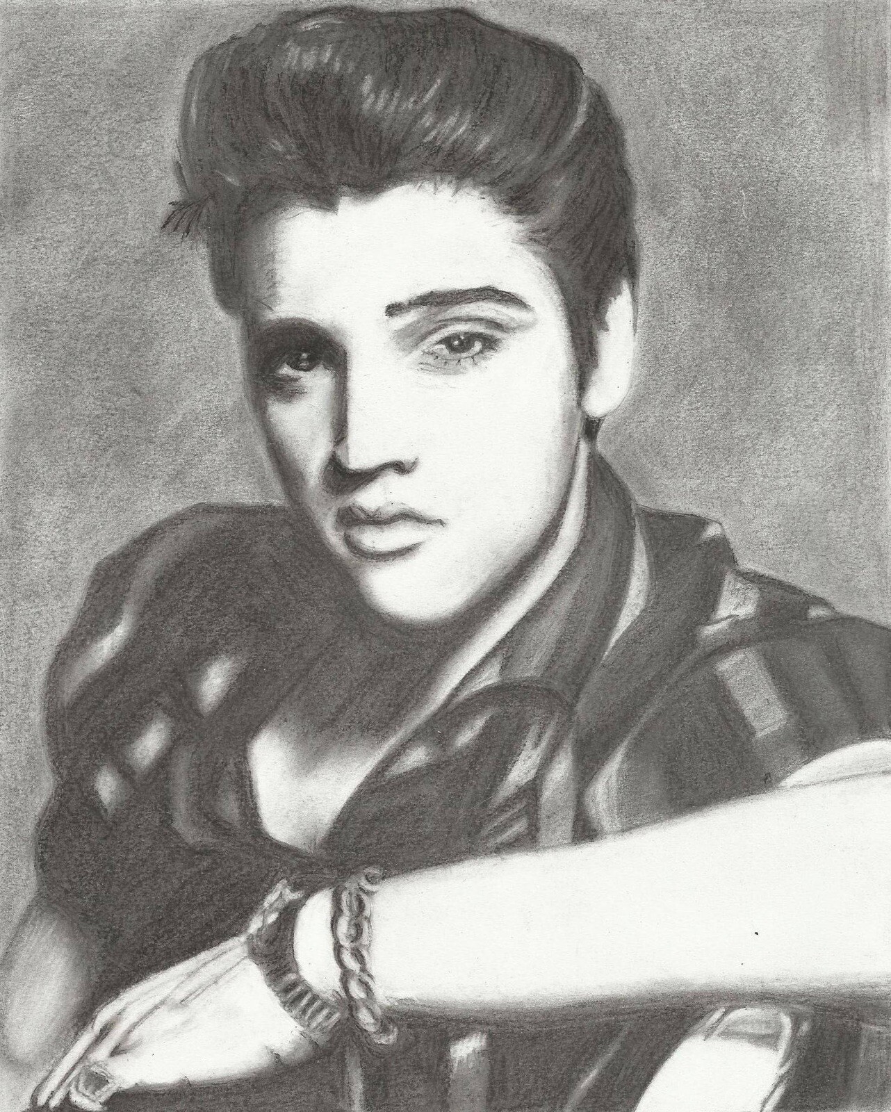 Elvis Presley Portrait Drawing