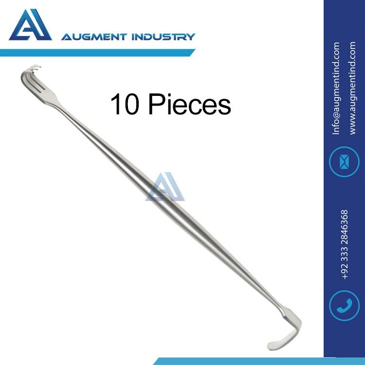 10 Pcs Senn miller retractor 16cm Sharp 3 Prongs | Skin Hook Retractors ...