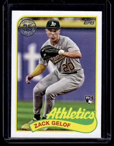 2024 Topps Series 1 1989 Baseball Zack Gelof RC Oakland Athletics #89B ...
