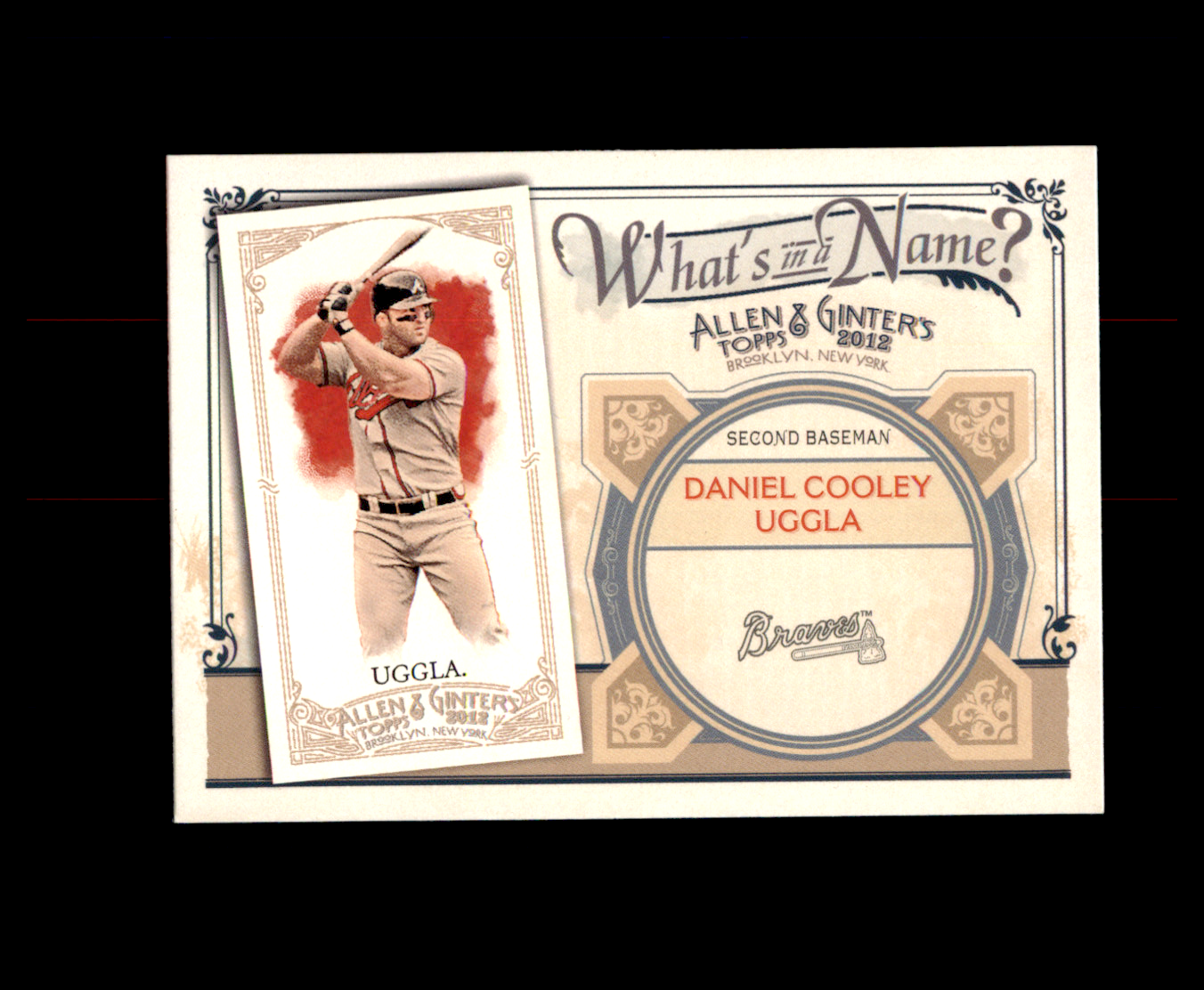2012 Topps Allen and Ginter What's in a Name #WIN25 Daniel Cooley Uggla ...