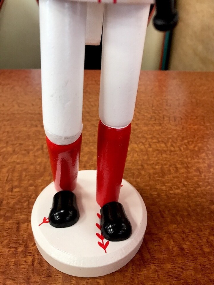 Baseball Player Nutcracker 13” Tabletop Decor Xmas Mantel Gift Sports ...