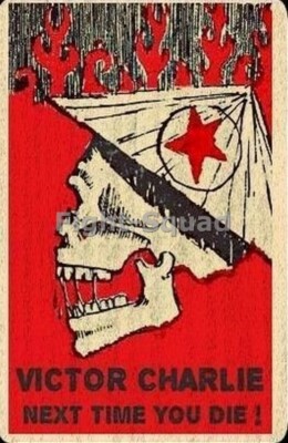 Vietnam War Picture Photo Kill Card Victor Charlie Next Time you Die ...