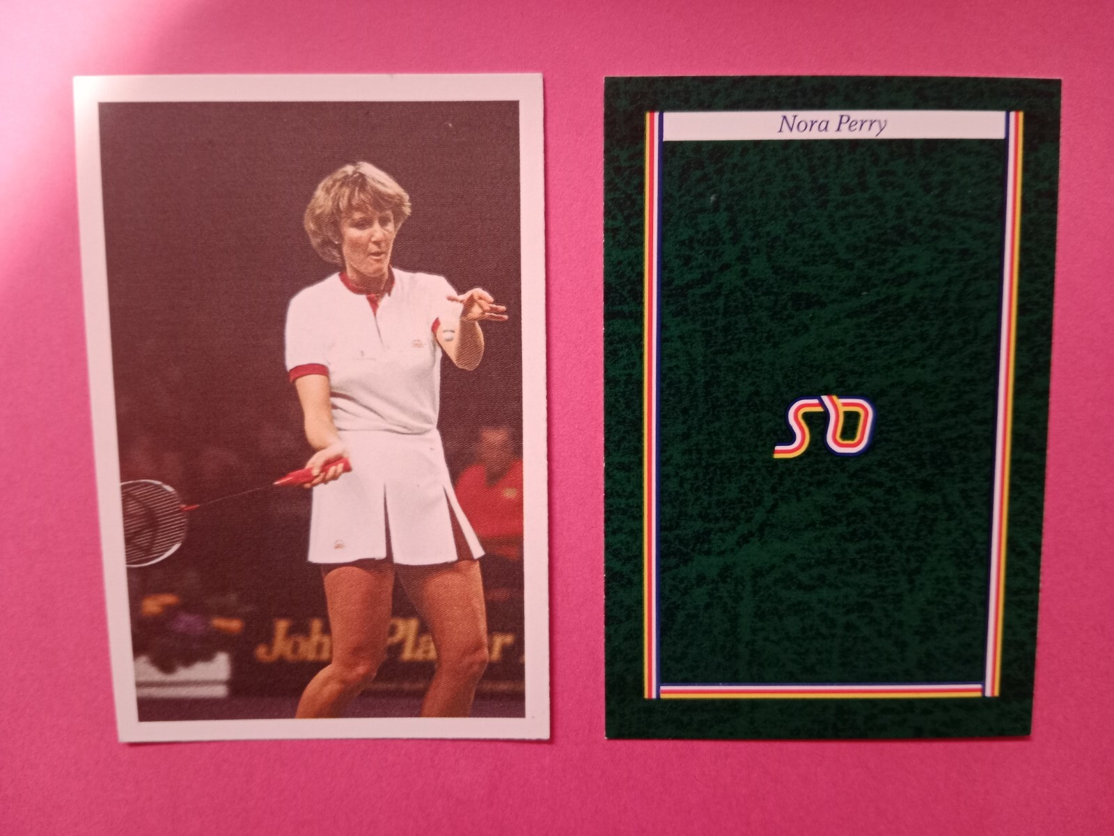 Nora Perry Squash Question of Sport Game Card 1987 Rare | eBay Australia