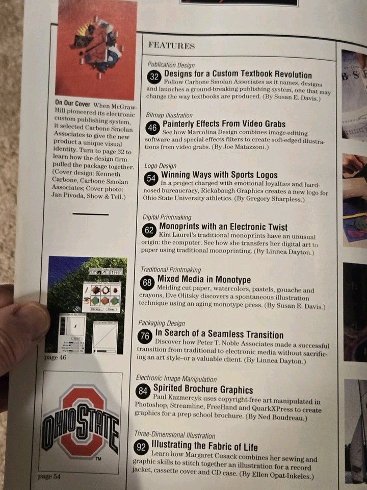 STEP-BY-STEP GRAPHICS MAGAZINE, LOT OF 5, 1992, VOL.8 NO'S 1,2,3,4, and ...