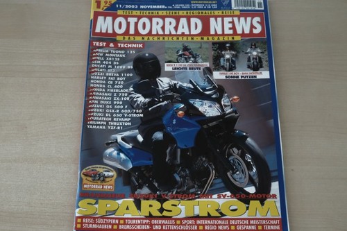 3) Motorrad News 11/2003 - BMW R 1200 C Montauk mit - Harley-Davidson ...