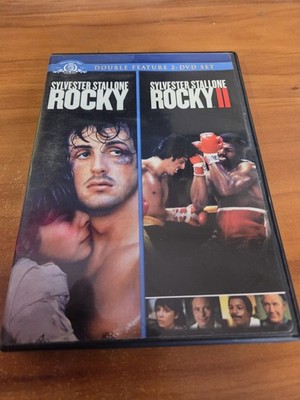Rocky / Rocky II (DVD 2-Disc Widescreen) Double Feature Sylvester ...