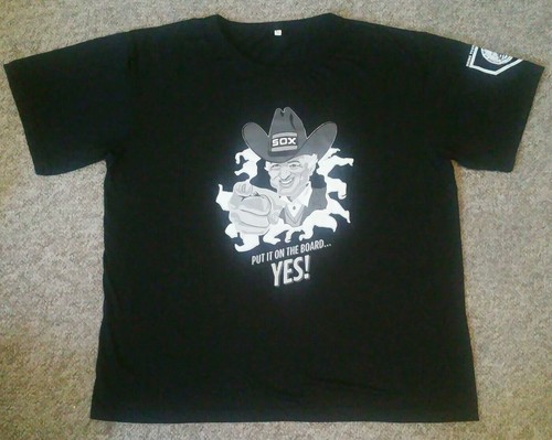 MLB CHICAGO WHITE SOX KEN HAWK HARRELSON, XL T-SHIRT PUT IT ON THE ...