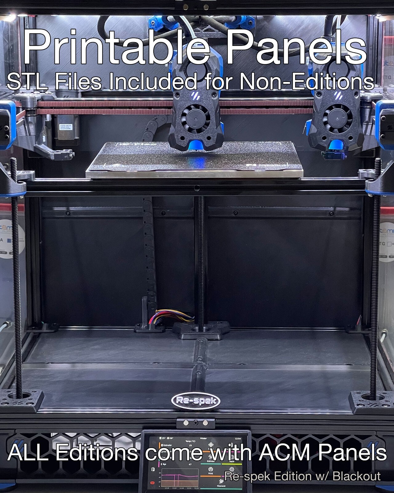 Voron Tridex Complete Kit - Dual Extruder 3D Printer - IDEX w ...