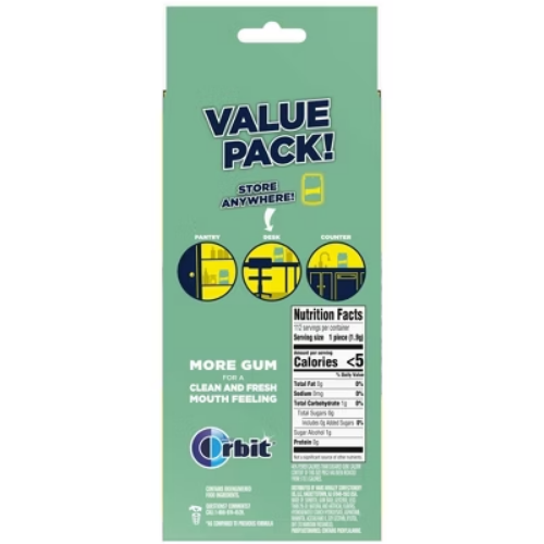 Orbit Sweet Mint Sugarfree Gum Value Pack - 112ct | eBay
