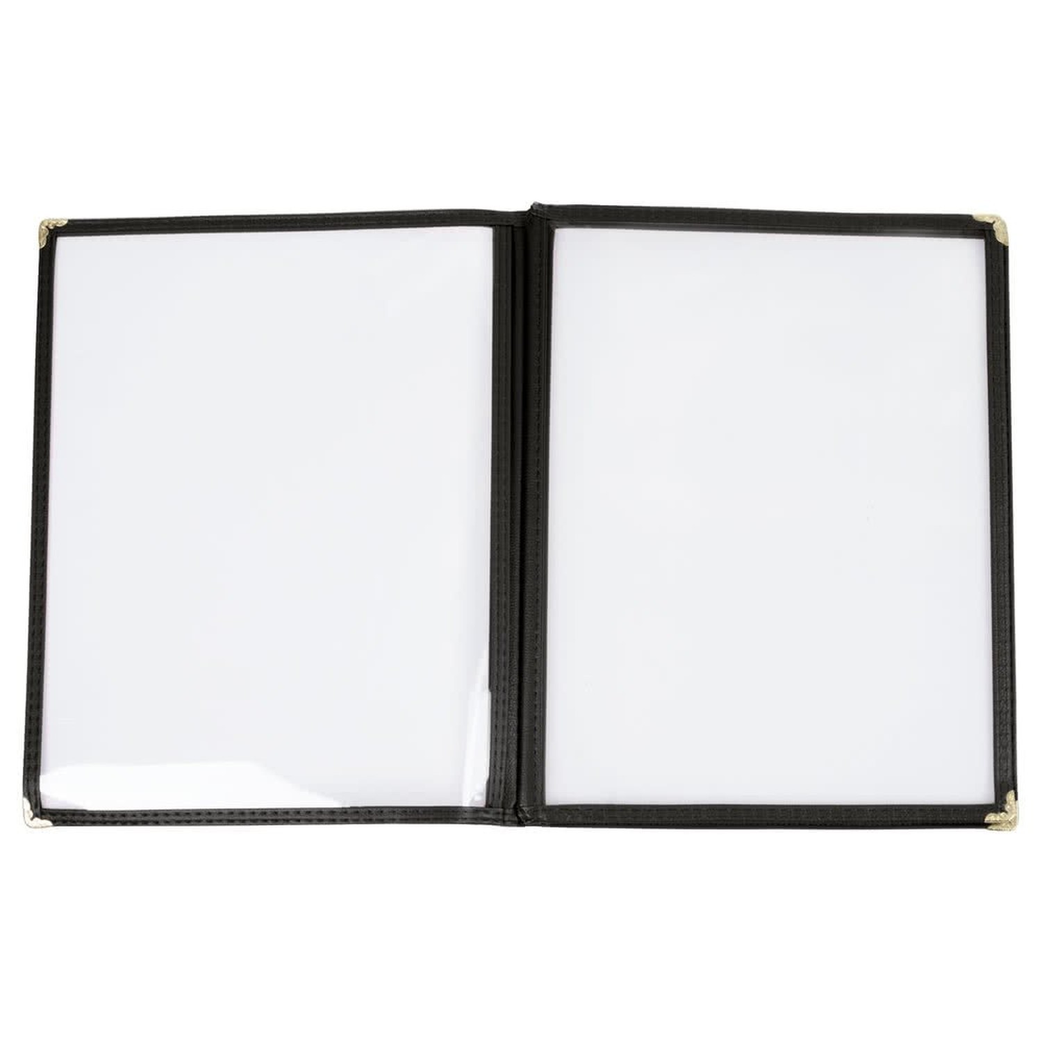(10 Pack) Triple Panel Menu Covers, Black, 6 view, 8.5 x 11-inches ...