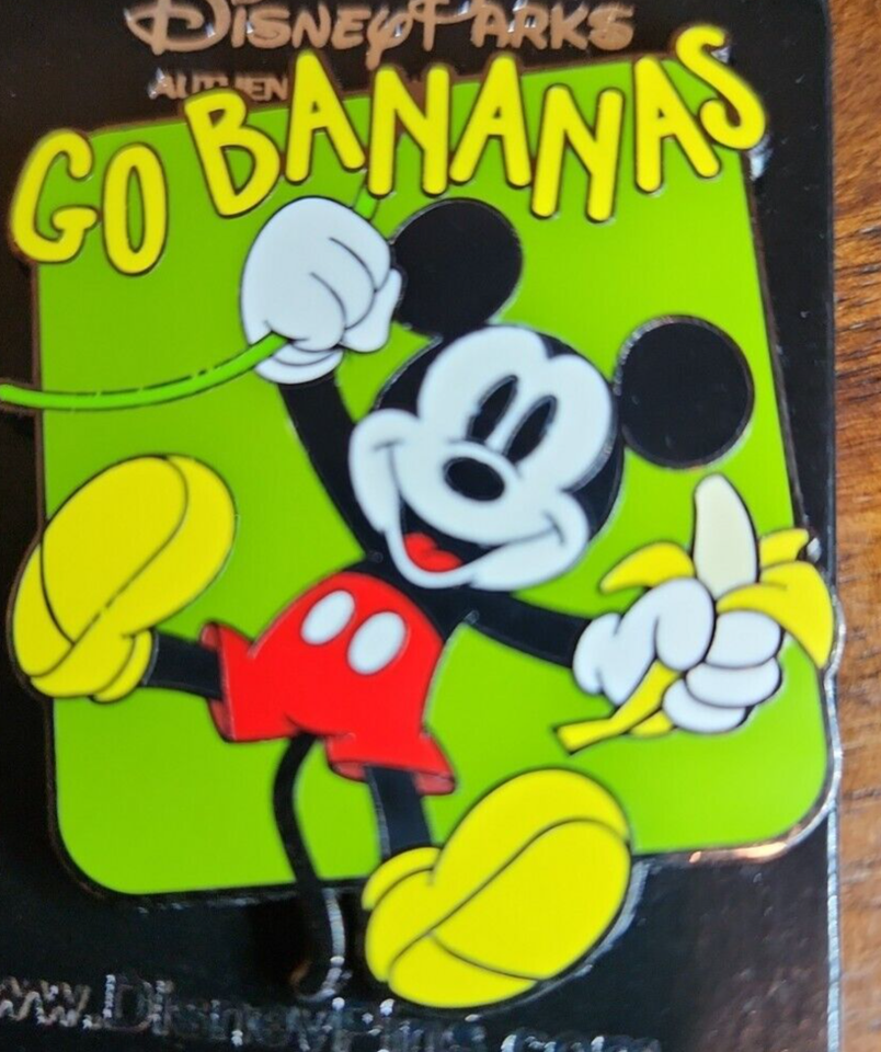 Disney Pin MICKEY MOUSE GO BANANAS 00092 | eBay