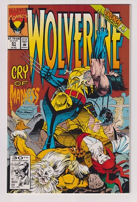 Wolverine vol 2 # 51 - The Crunch Conundrum Part O - Marvel Comics 1992 ...