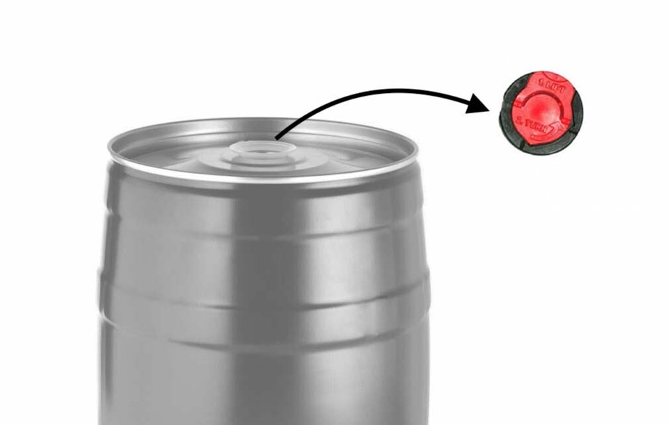 Mini Keg 5l / spare parts/ Tap and Plastic Cap bungs - Home Brewing ...